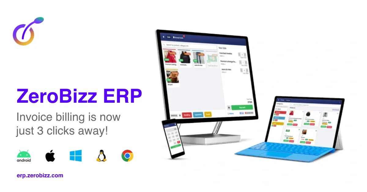 ZeroBizz ERP | Easily Manage Your Offline Store